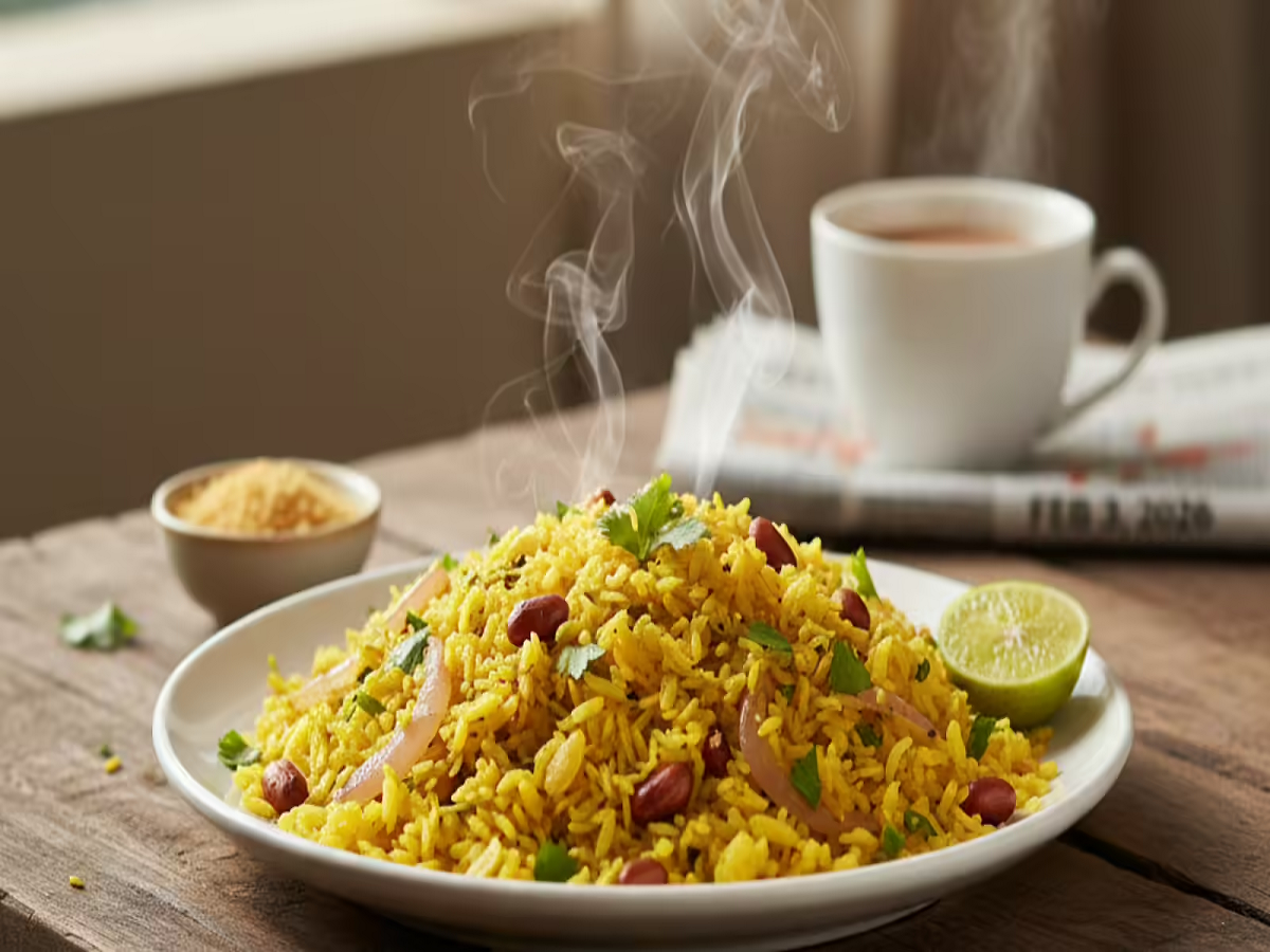 Kanda Poha Recipe: Make soft and fluffy poha like the market in 10 ...