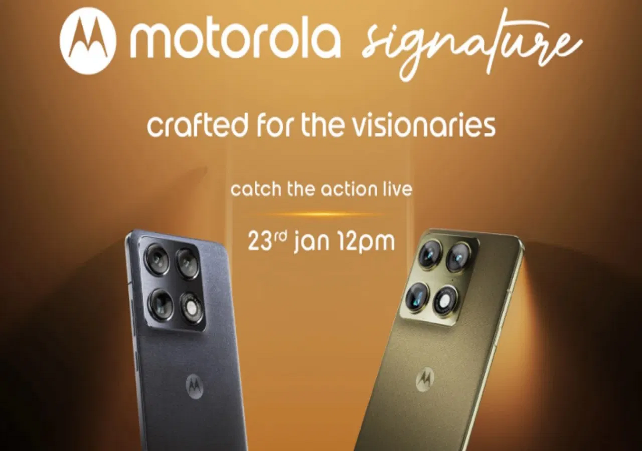 Motorola Signature: Launch date confirmed, this premium-feature phone ...