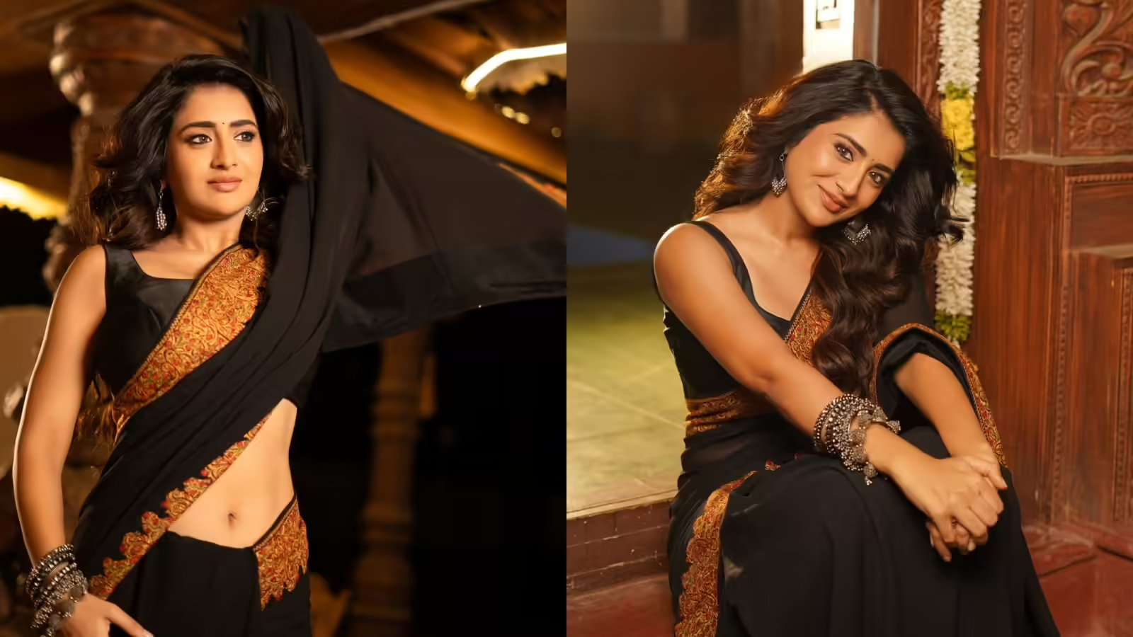 Rashi Singh Dazzles in Classic Saree, Wins Hearts with Elegant Makar ...