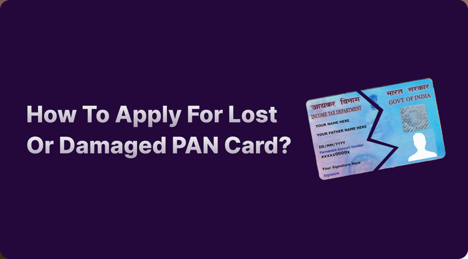 PAN Card Lost or Damaged? Here's How to Apply for a Duplicate PAN ...